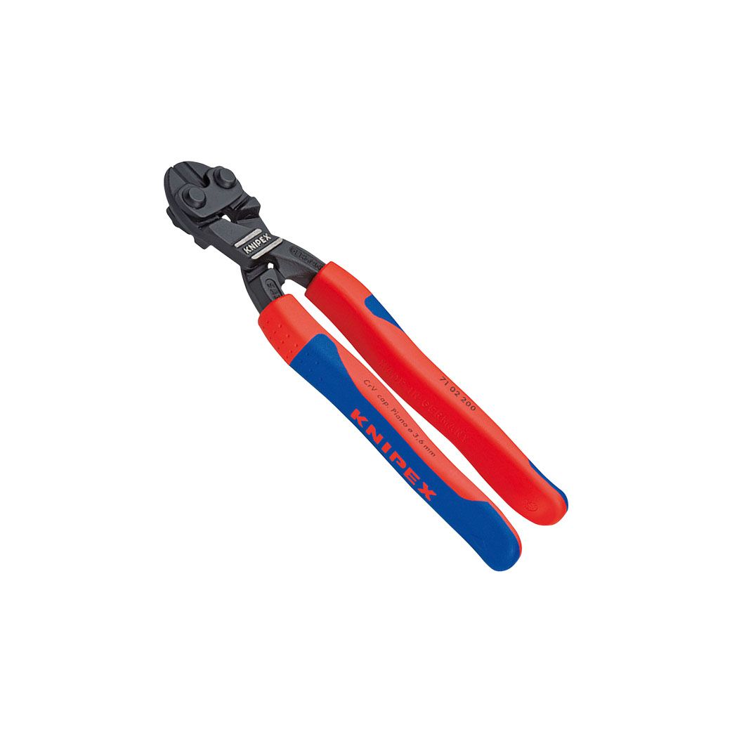 Tang Potong Baut - 200 mm - Black - Slim Multi Component Grips - Spring